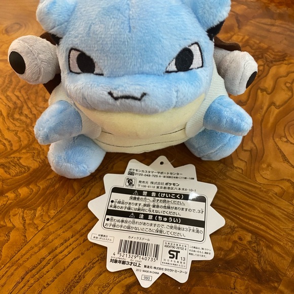 Pokemon | Toys | Nwt Blastoise Plushie From Official Pokmon Center In ...